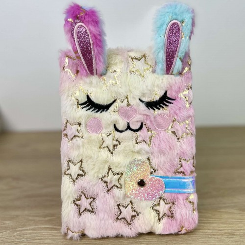 Fenua Shopping - Coffret notebook lapin gold fluffy